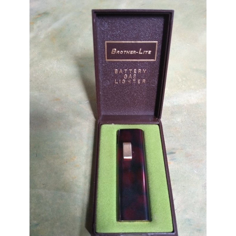 Brother lite battery gas lighter สภาพโชว์สะสม งานเก่าญี่ปุ่นยุค70ใช้งาน ...