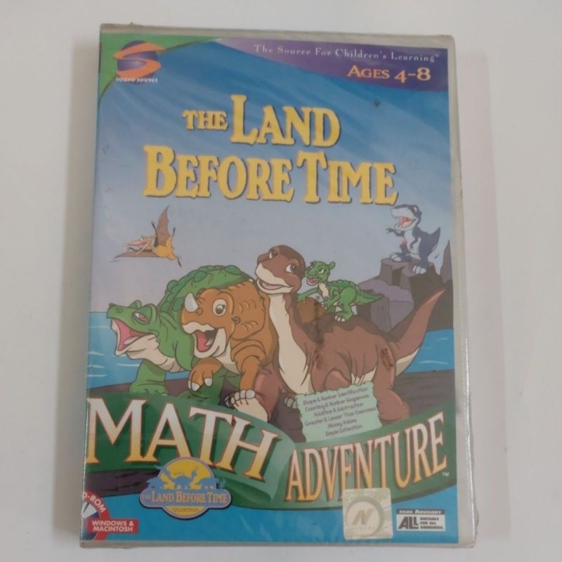 เกมส์เพื่อการศึกษา PC The Land Before Time Math Adventure แผ่นแท้ ...