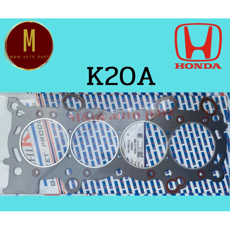 ประเก็นฝาสูบ HONDA K20A(ไฟ) CIVIC CR-V STREAM ACCORD INTEGRA TYPE-R RSX ...