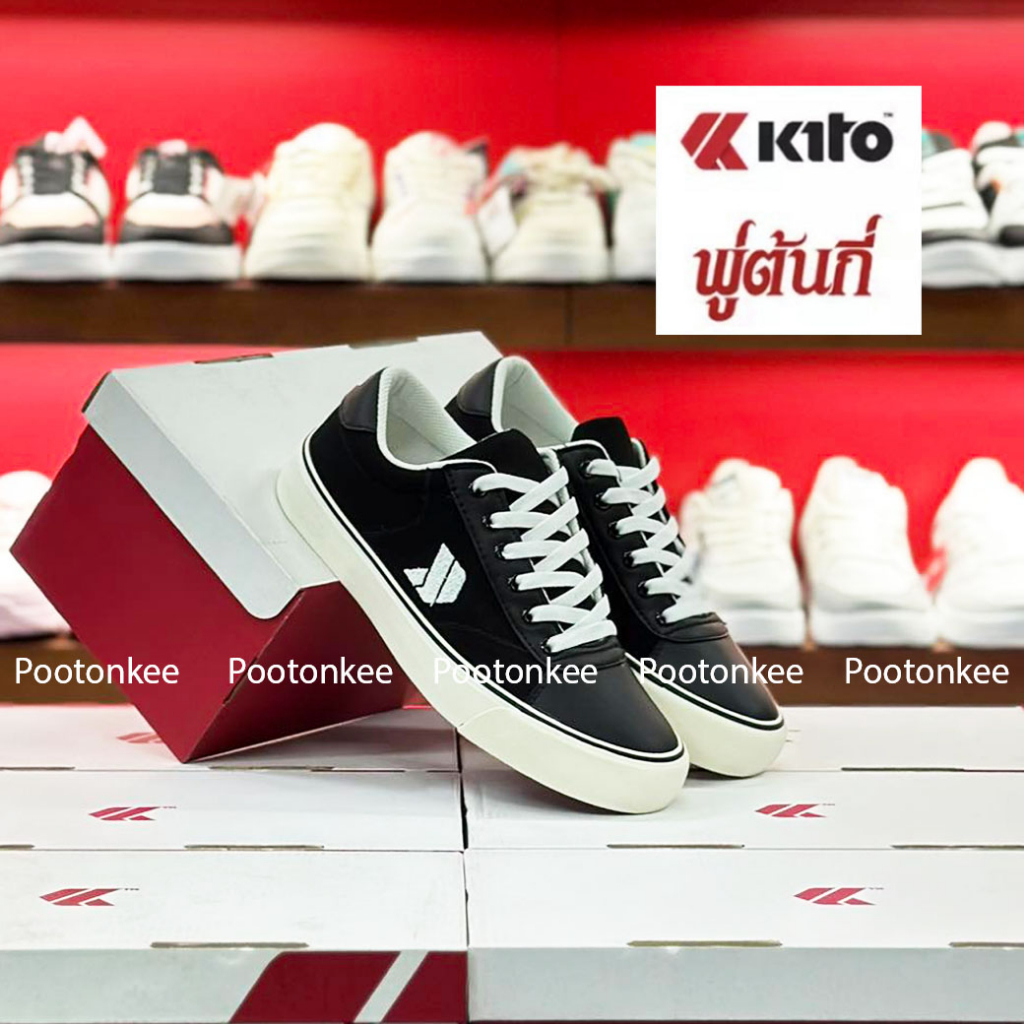 Kito รองเท้าผ้าใบ กีโต้ รุ่น BK1 ไซส์ 39-44 ของเเท้ พร้อมส่งi | Shopee ...