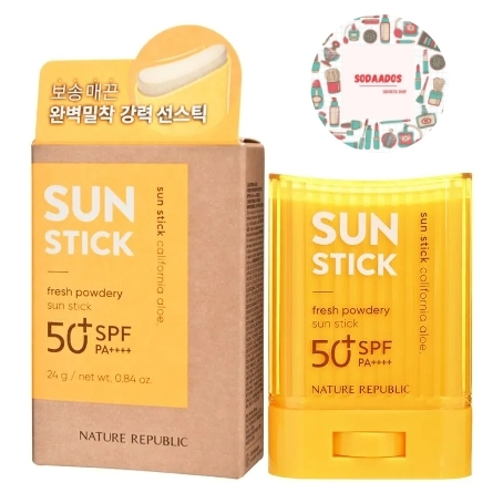 Nature Republic - California Aloe Fresh Powdery Sun Stick 24g / Sun ...
