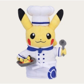 [Direct from Japan] Pokemon Cafe Limited Plush doll Chef Pikachu Japan ...