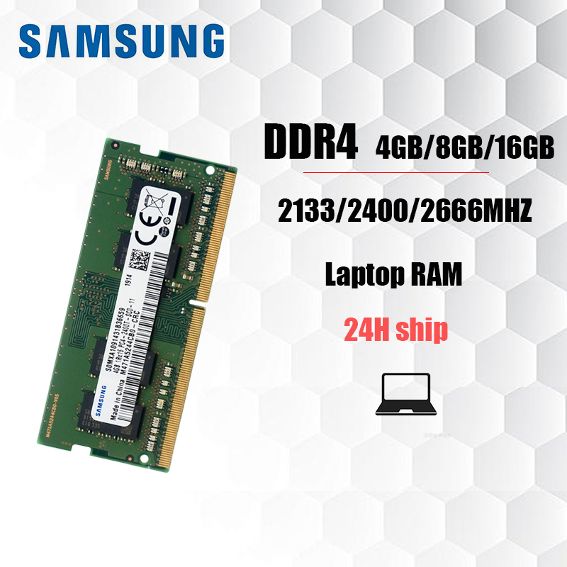 【สินค้าเฉพาะจุด】Samsung 4GB/8GB/16GB Laptop RAM DDR4 2400MHZ 2666MHZ ...