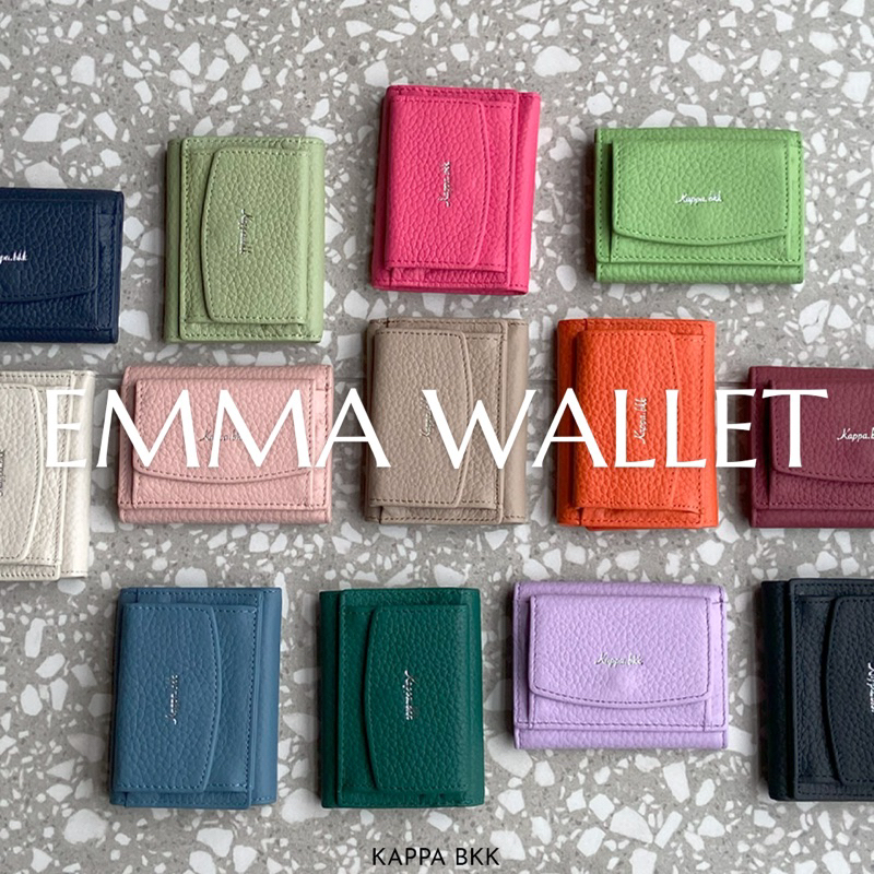 KAPPABKK Emma Wallet กระเป๋าสตางค์ใบเล็ก ฟังก์ชันแน่น | Shopee Thailand