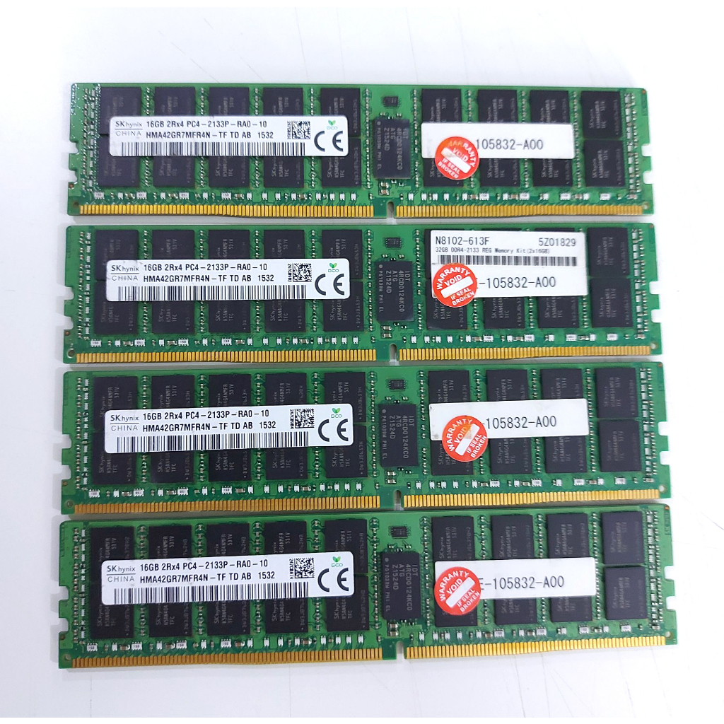 Hynix DDR4-2133 64GB ECC/REG (16GB x 4 แถว) Server Memory | Shopee Thailand