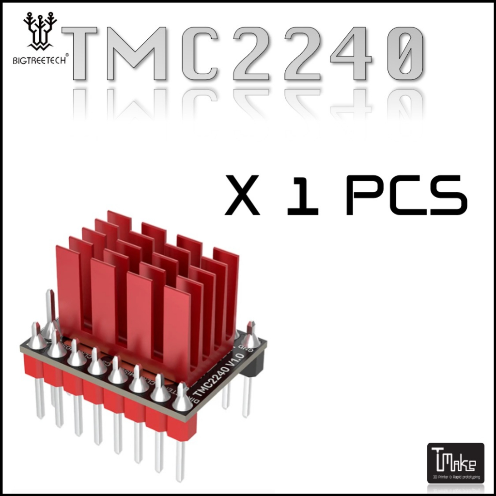BIGTREETECH TMC2240 Stepper Motor Driver Module 3D Printer Parts SPI Mode 256 Subdivision ...