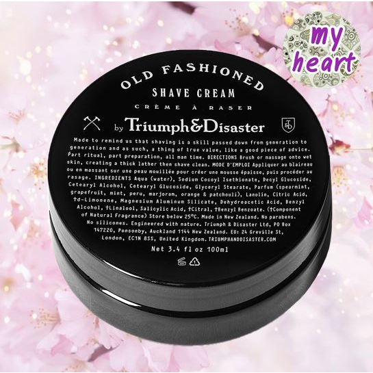 TRIUMPH & DISASTER SHAVE CREAM 100 ml ครีมโกนหนวดซึ่งมีส่วนผสมจากธรรมชาติ | Shopee Thailand