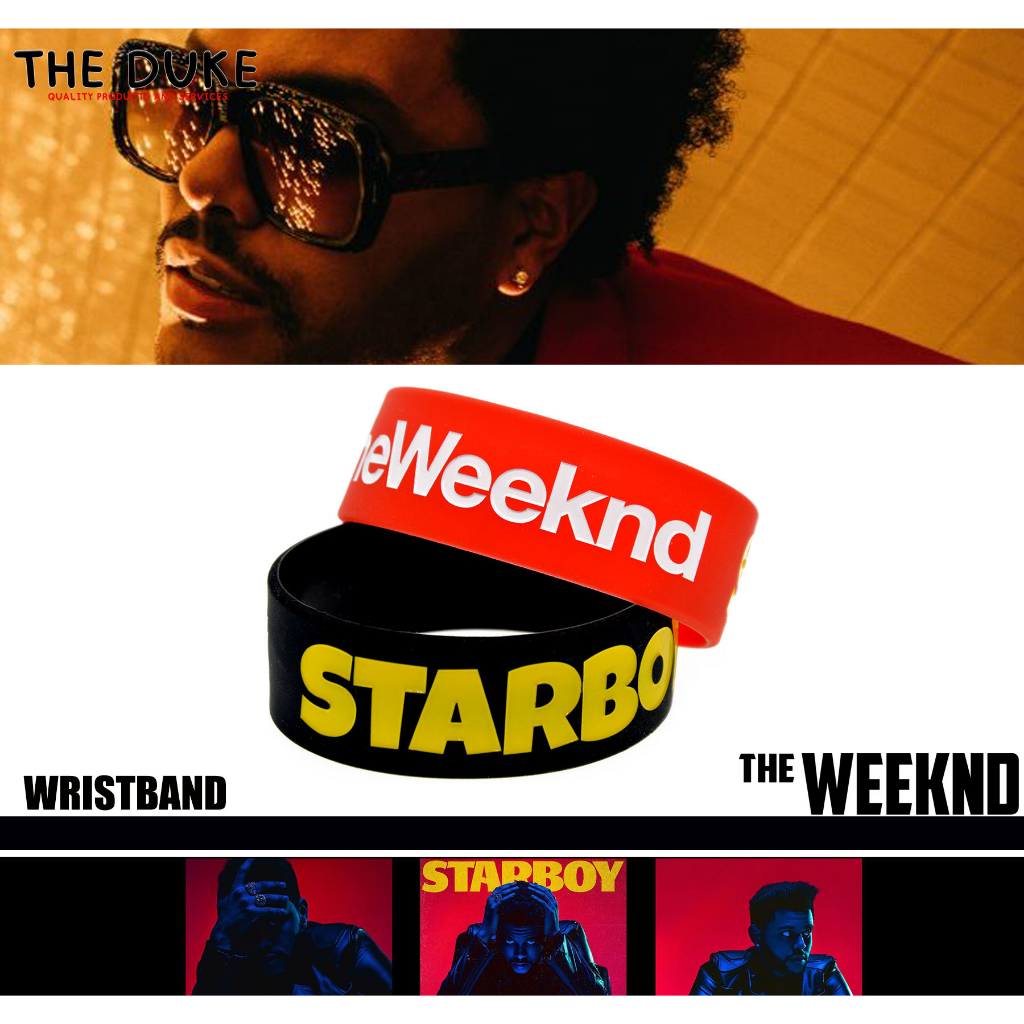Wristband The Weeknd เดอะวีกเอนด์ Star Boy ริสแบรนด์ กำไลข้อมือ ...