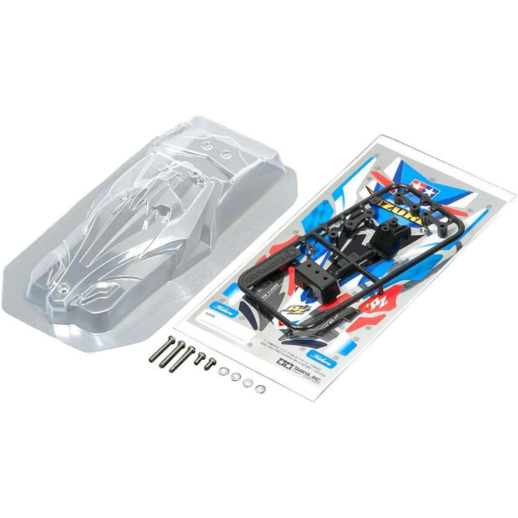 Tamiya Mini 4WD Limited Series Avante Mk III Azure Clear Body Set II ...