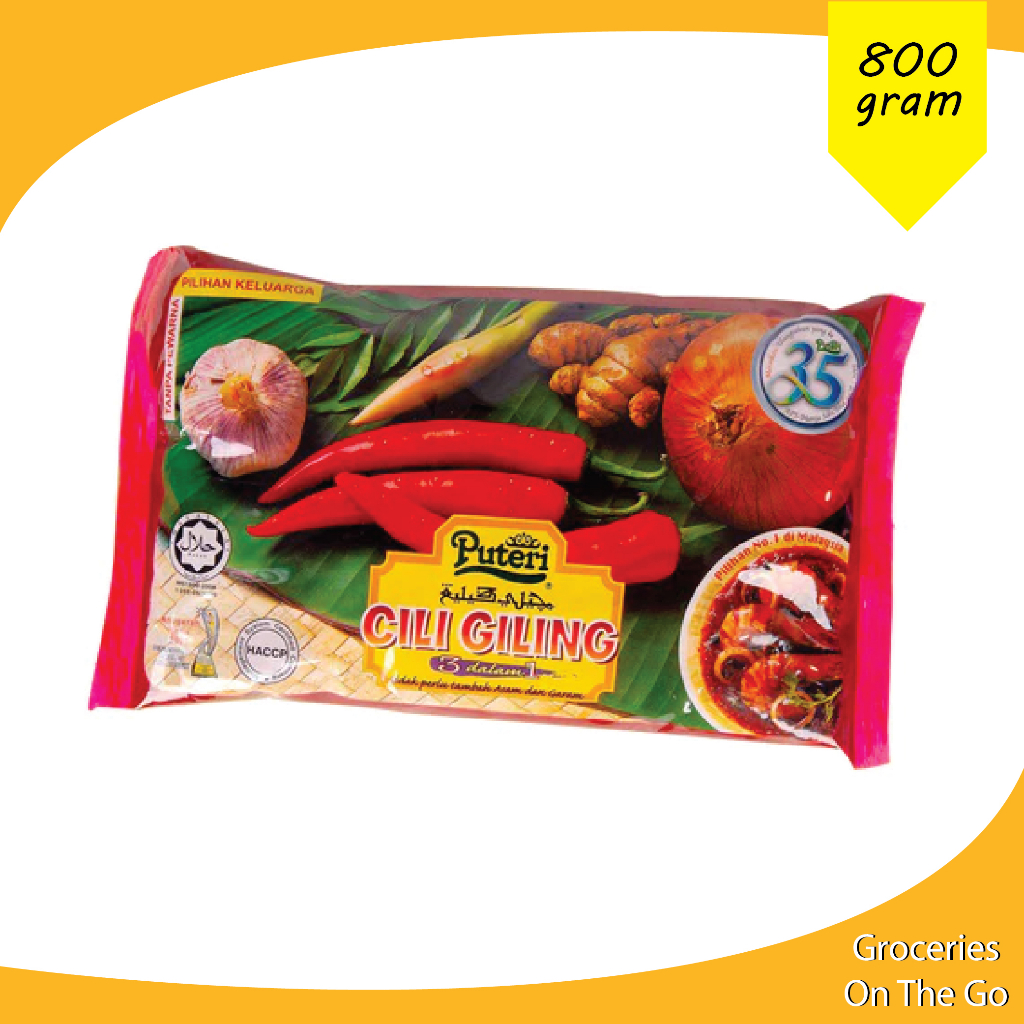 Puteri Chilli Giling (3 in 1) (Chilli Paste) 800g (MALAYSIA) | Shopee Thailand