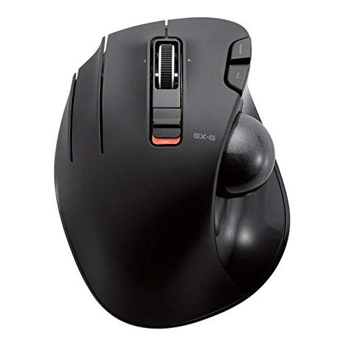 ELECOM EX-G Trackball Mouse left handed for laptop Wired Wireless Thumb ...