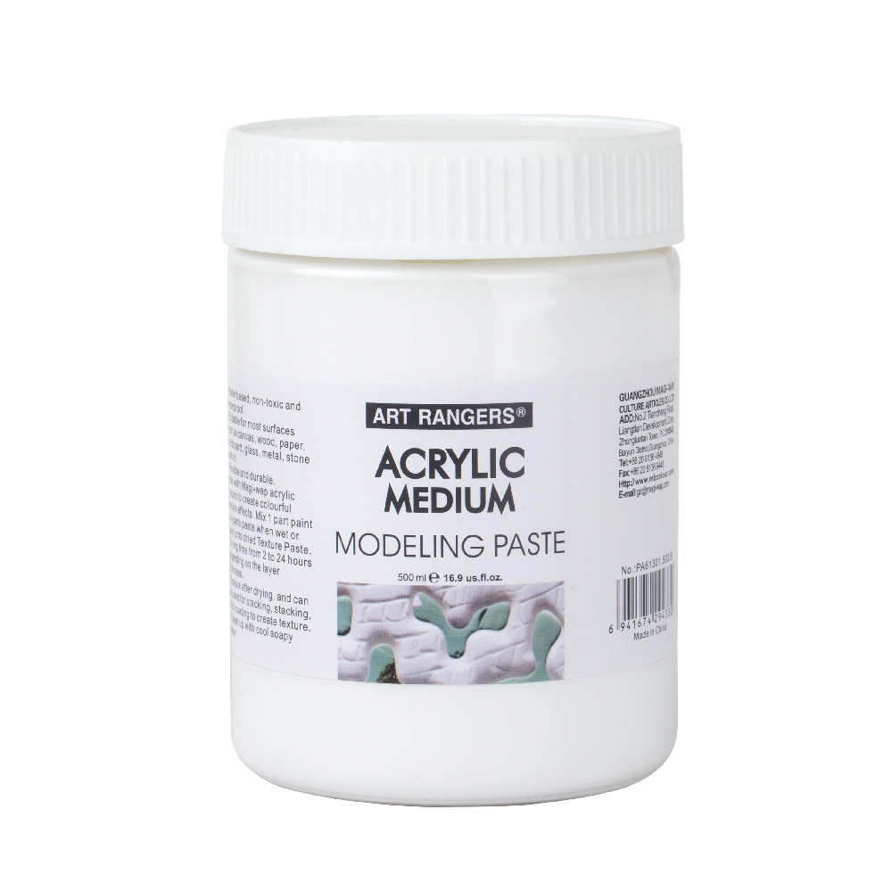 ACRYLIC MEDIUM MODELING PASTE ดินเปียกสำหรับขึ้นรูป สื่อผสมสีอะคริลิค ...