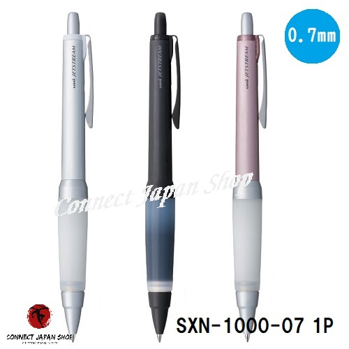 Uni Jetstream Alpha-Gel Grip ปากกาลูกลื่น 0.7 มม. Sxn-1000-07 1P 3 แบบ เลือกลายได้ ส่งจากญี่ปุ่น ...