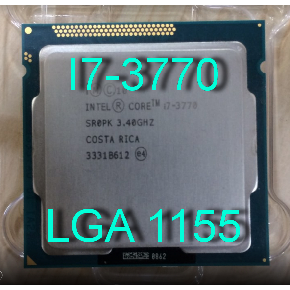 ซีพียู Cpu intel i7-3770 3.40Ghz 4Core/8Thread LGA 1155 | Shopee Thailand