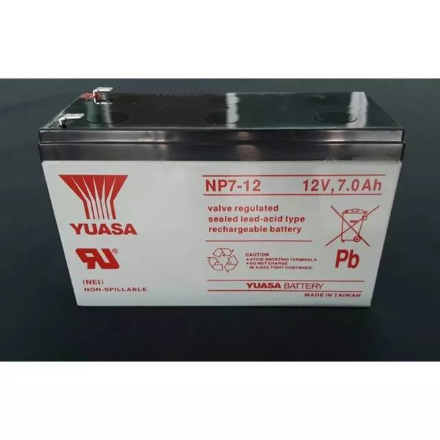 แบตแห้ง YUASA NP7-12 (12V 7Ah) | Shopee Thailand