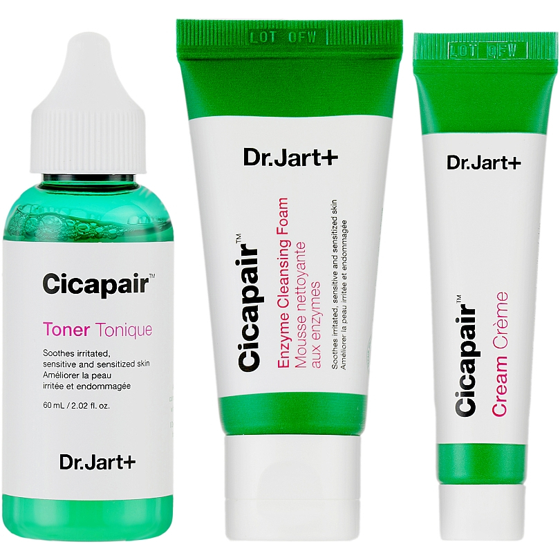 Dr.Jart เซ็ตมินิ พกพาง่าย : Cicapair Green Recipe Kit | Enzym Cleansing ...