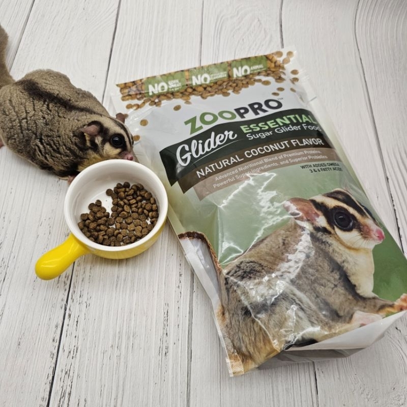 แบ่งขาย ZOOPRO Glider Essential Sugar Glider Food อาหารเม็ด สำเร็จรูป ...