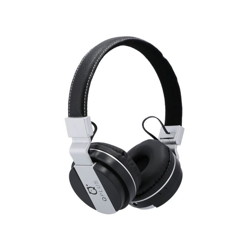 QPLUS ED-03 หูฟังไร้สายแบบ Full Size เชื่อมต่อผ่านบลูทูธ เวอร์ชัน 4.2 สีดำ | Shopee Thailand
