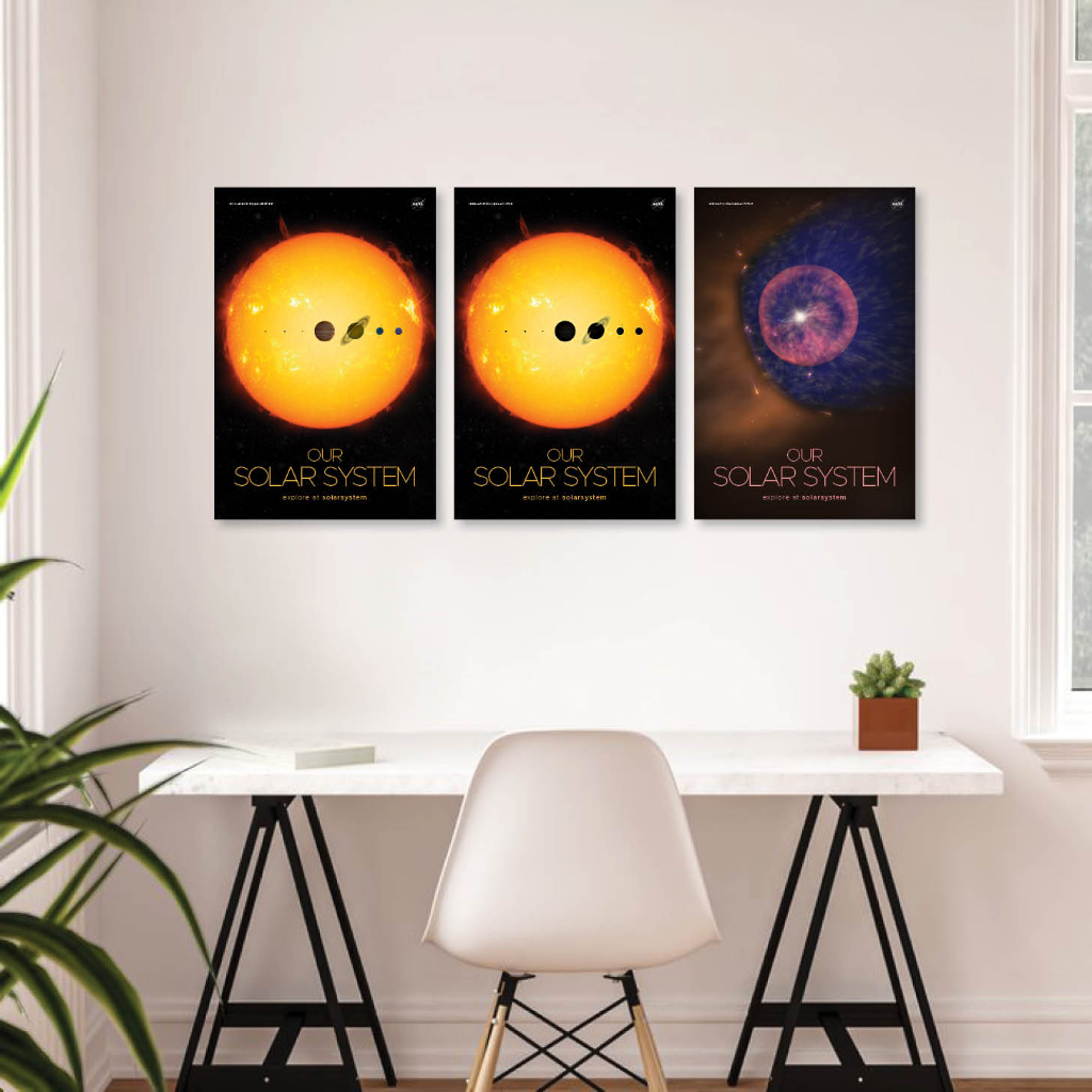 ระบบสุริยะ - Solar System Poster - NASA ภาพจากนาซ่า our solar system ...
