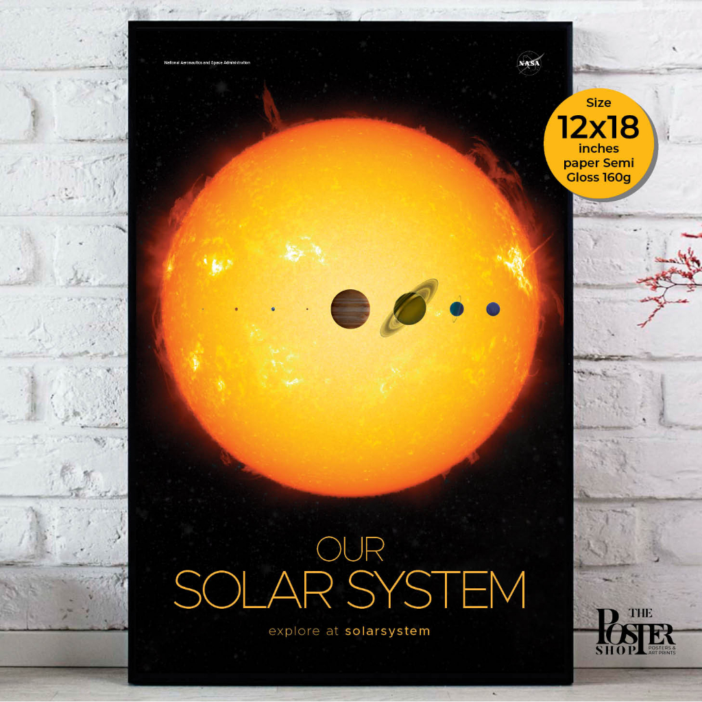 ระบบสุริยะ - Solar System Poster - NASA ภาพจากนาซ่า our solar system ...