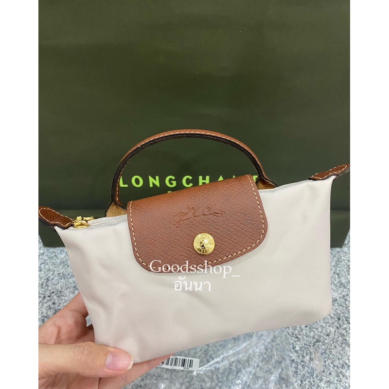 Longchamp mini สีเบจ สุดฮิตแท้% | Shopee Thailand