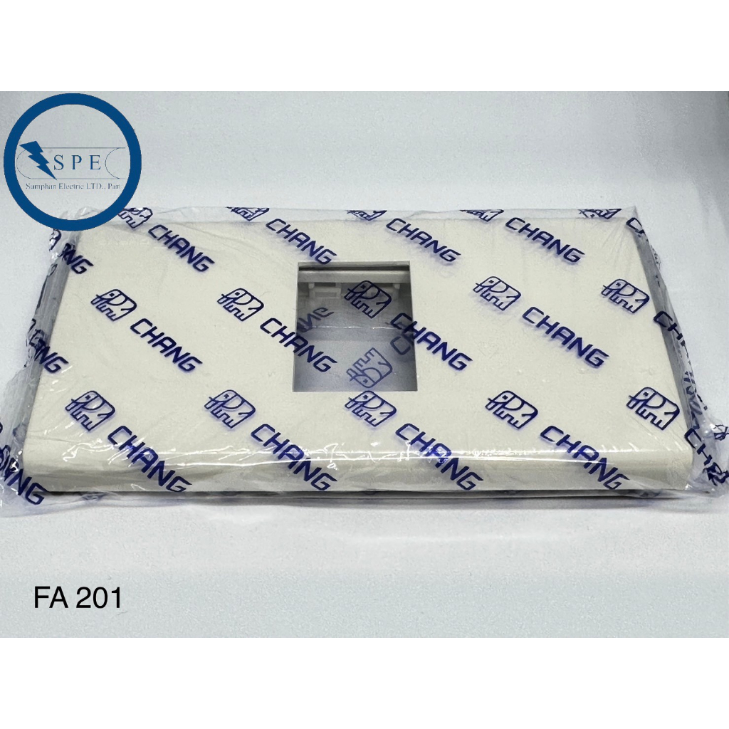 CHANG FA-201 หน้ากาก 1 ช่อง สีขาว /ราคาต่อชิ้น | Shopee Thailand