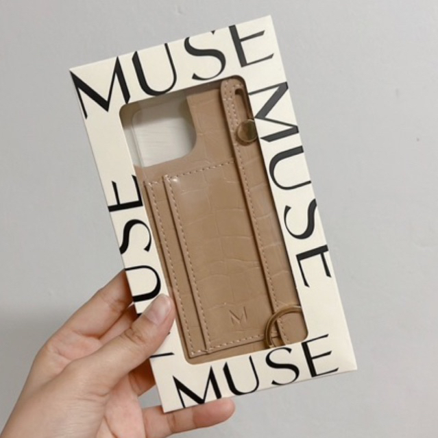 muse case สี beige เคสใส่บัตร | Shopee Thailand
