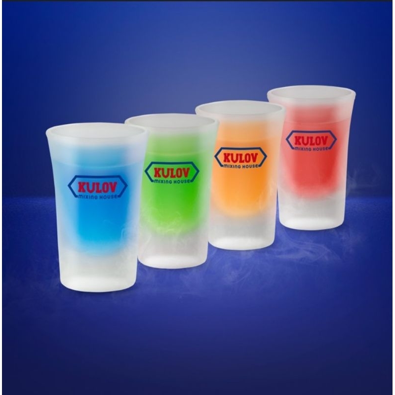 [แพ็ค 4 แก้ว] แก้วช็อต Kulov Mixing House ชุบขุ่น ขนาด 1.2Oz. | Shopee ...