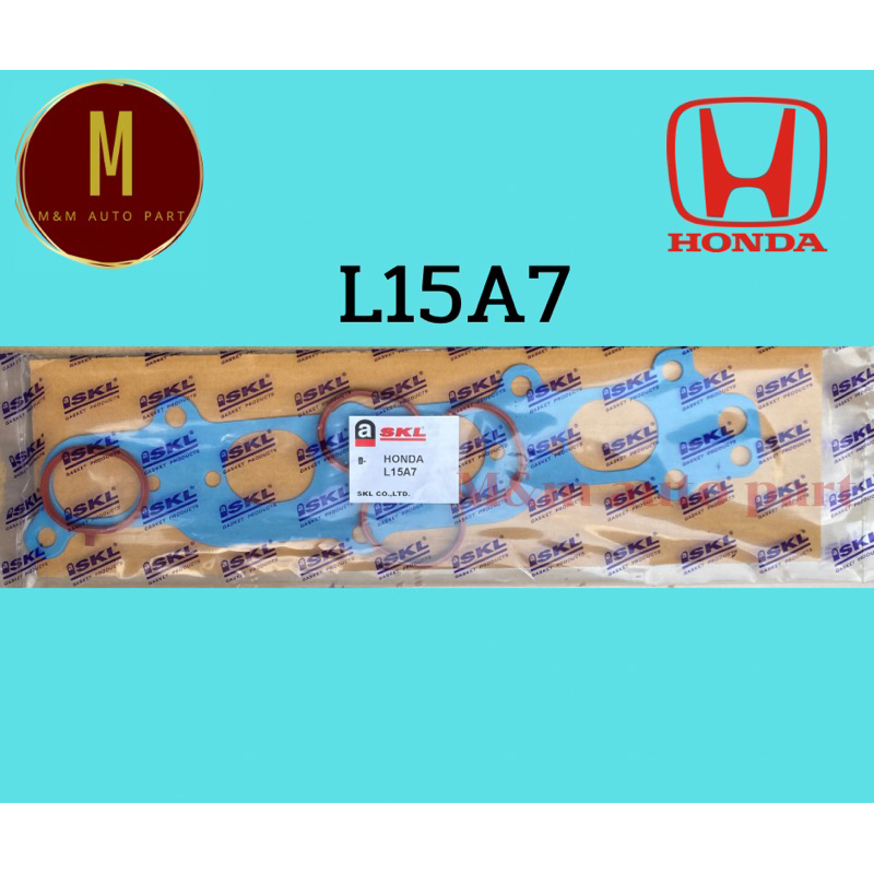 ประเก็นไอดี-ไอเสีย+โอริง HONDA L15A7 JAZZ FREED CITY FIT 16V SOHC ...