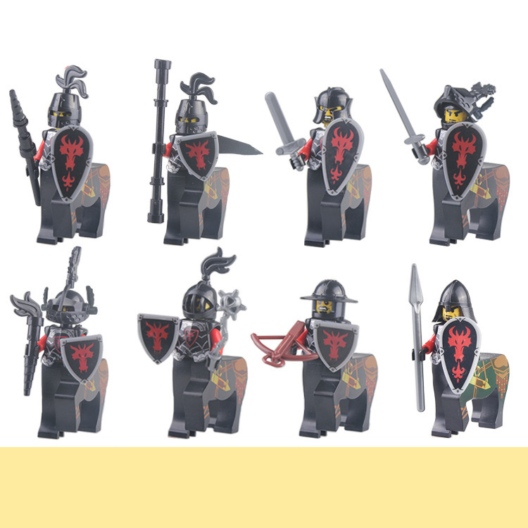 บล็อกตัวต่ออัศวินยุคกลาง อัศวินเซนทอร์ อัศวินกระดูก medieval knight ...