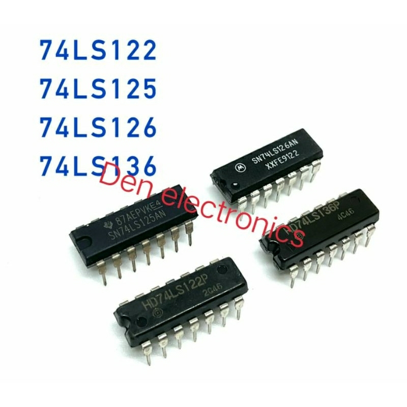 IC 74LS122 74LS125 74LS126 74LS136 สินค้าพร้อมส่ง ออกบิลได้ | Shopee Thailand