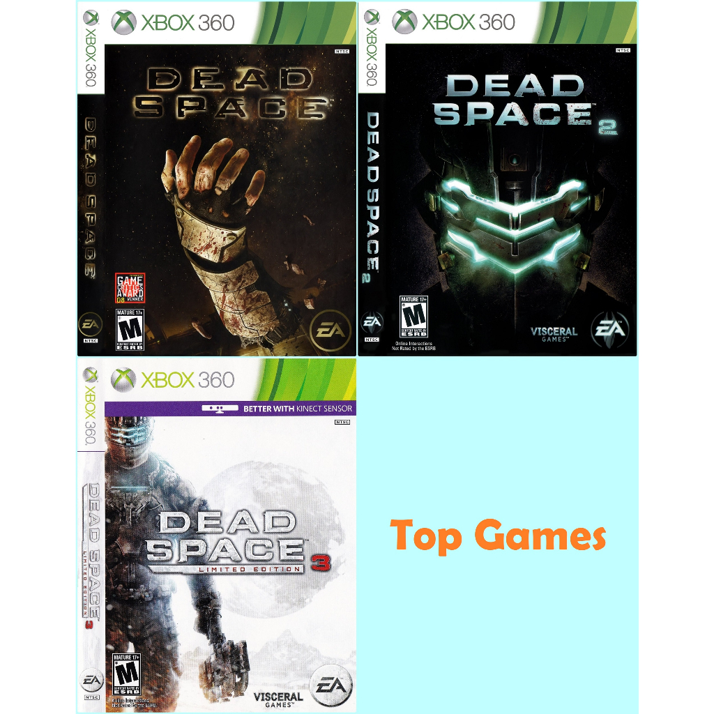 Dead Space เดดสเปซ แผ่นเกม Xbox360 สำหลับเครื่องแปลง RGH/JTAC LT2.0 LT3 ...