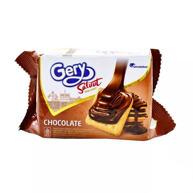 Gery Saluut Chocolate Cracker 100g | Shopee Thailand