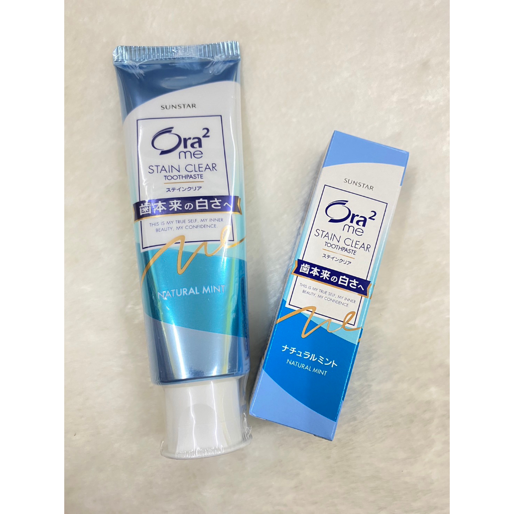 Sunstar Ora2 Me Stain Clear Toothpaste ยาสีฟันจากญี่ปุ่น (ฉลากไทย ...
