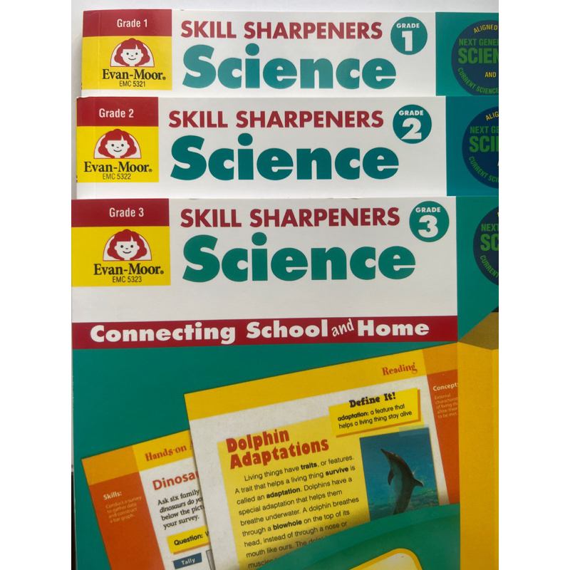 Evan-Moor Skill Sharpeners Science, Grade Pre K-Grade 3,Activity Books ...