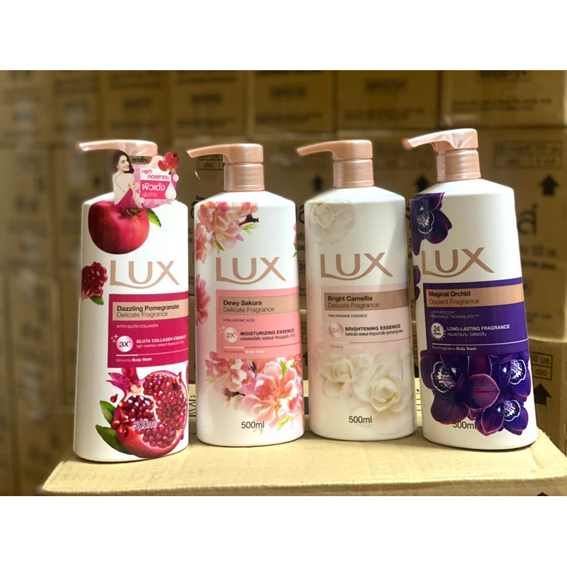 ครีมอาบน้ำลักส์ lux หัวปั้ม ปริมาณสุทธิ450- 500มล. | Shopee Thailand