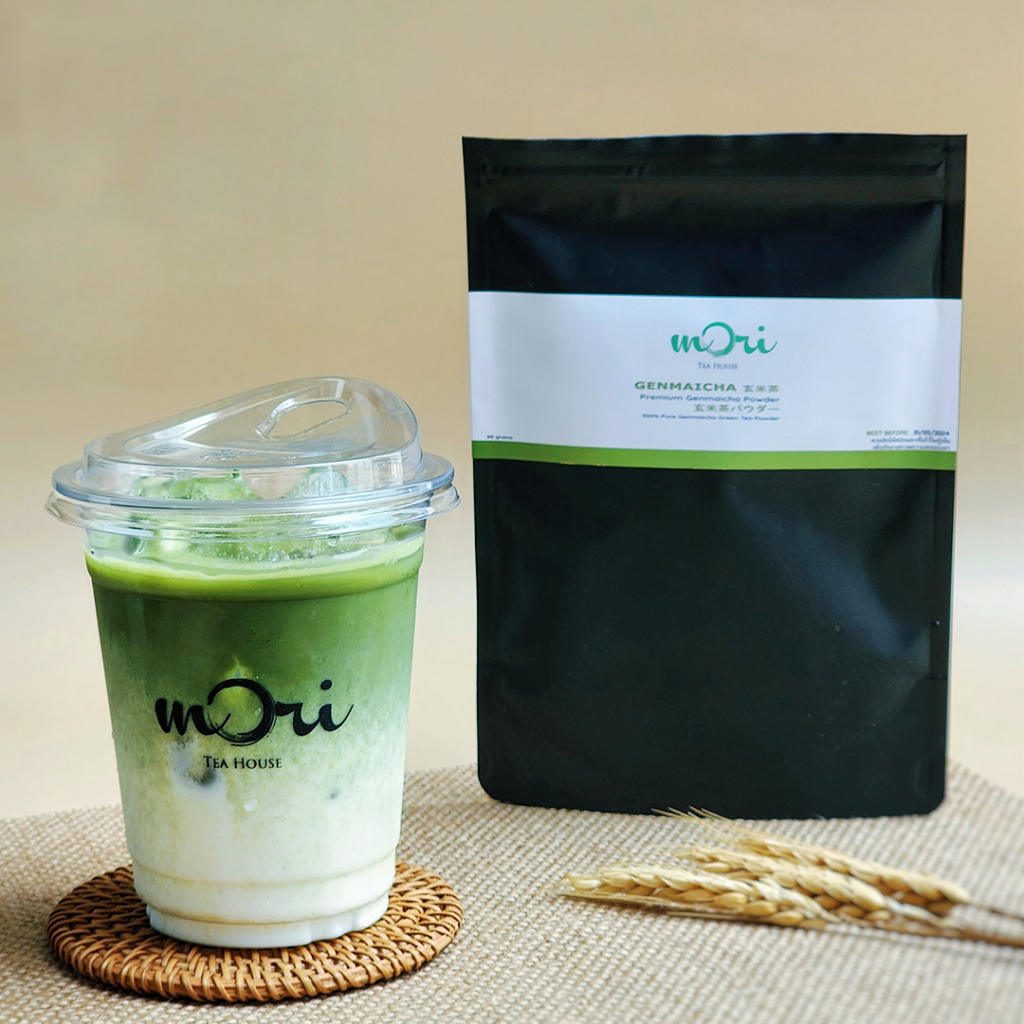 Premium Genmaicha Powder | ชาเขียวผสมข้าวคั่วพรีเมียม แบบผง | Mori Tea ...