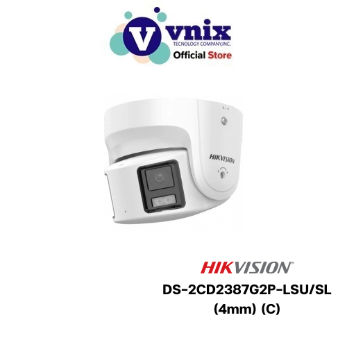 DS-2CD2387G2P-LSU/SL (4mm) (C) Hikvision กล้องวงจรปิด 8 MP Panoramic Fixed Turret Network Camera ...