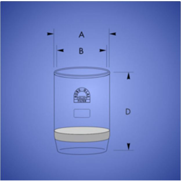 ถ้วยกรองสารแบบแก้ว แบบก้นตอบ (VitraPOR Standard Filter-Crucible) ยี่ห้อ ...