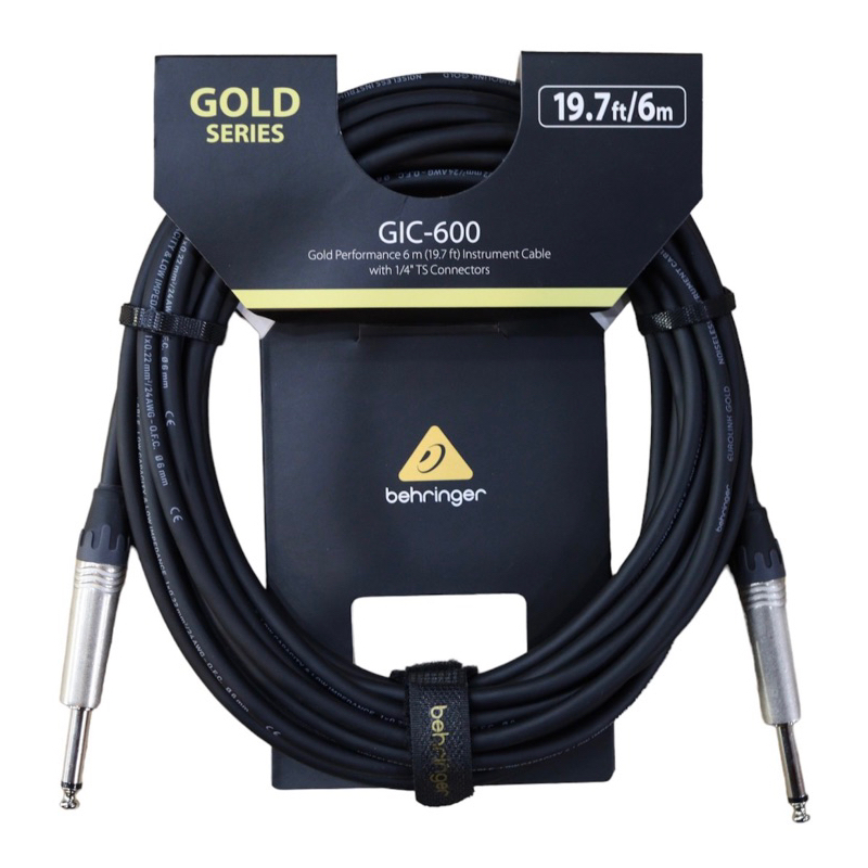 สายแจ็ค BEHRINGER GIC-300/GIC-600/GIC-1000 1/4-inch TS Male Instrument ...