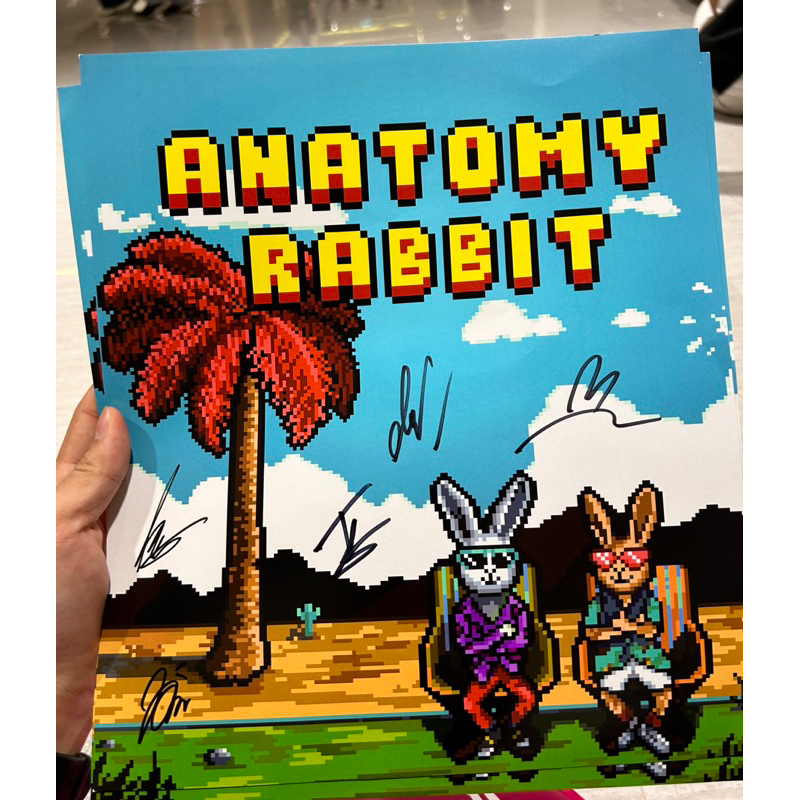 โปสเตอร์ วงAnatomy Rabbit พร้อมลายเซ็น (rare) | Shopee Thailand