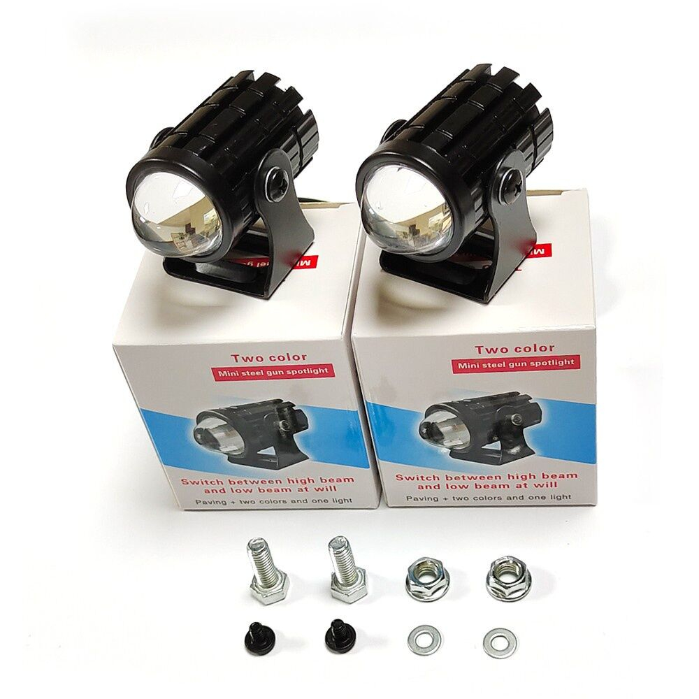 *ล็อตใหม่* ไฟสปอร์ตไลท์ LED Mini Driving Light 1คู่ มีพัดลมระบายความ ...