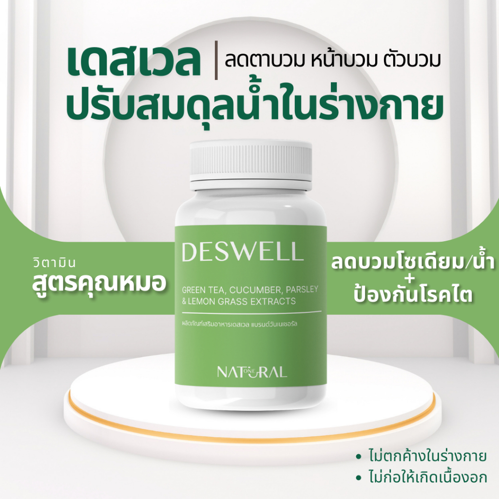 วิตามินวีแกนพรีเมียม สูตรคุณหมอ ชุด Deswell | Shopee Thailand