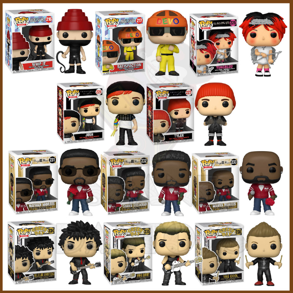{PRE-ORDER} Funko Pop! Rocks : Devo, Boyz ll men, Green Day, Twentyone ...