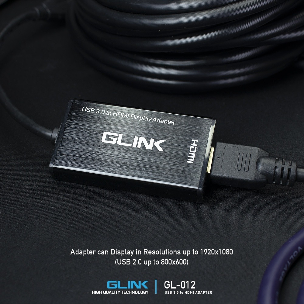 Glink GL-012 USB3.0 TO HDMI Display Adapter ตัวแปลงสัญญาณ USB เป็น HDMI ...