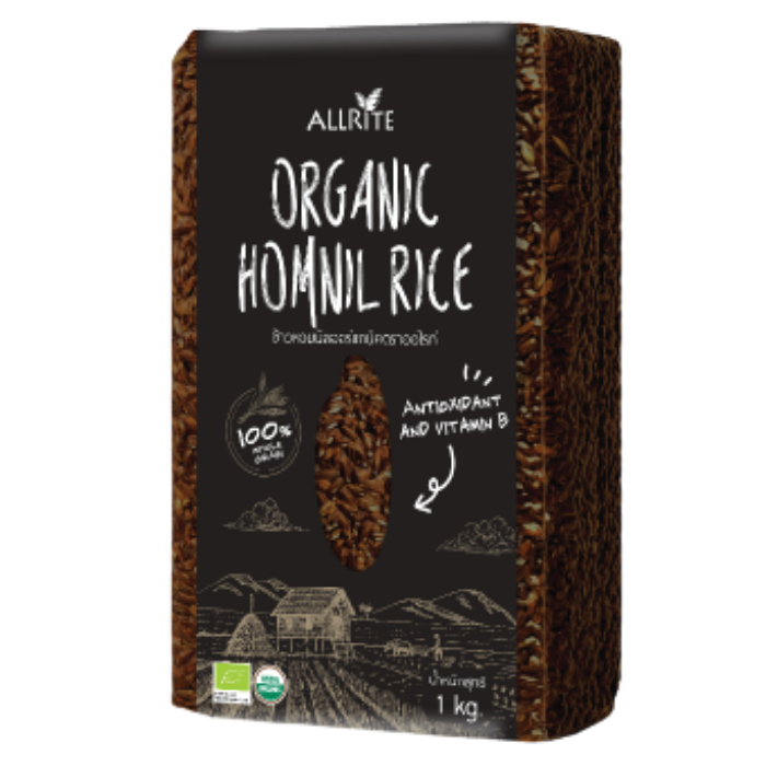 ออไรท์ ข้าวหอมนิล ออร์แกนิค 1 กก. - Organic Homnil Rice 1kg Allrite ...