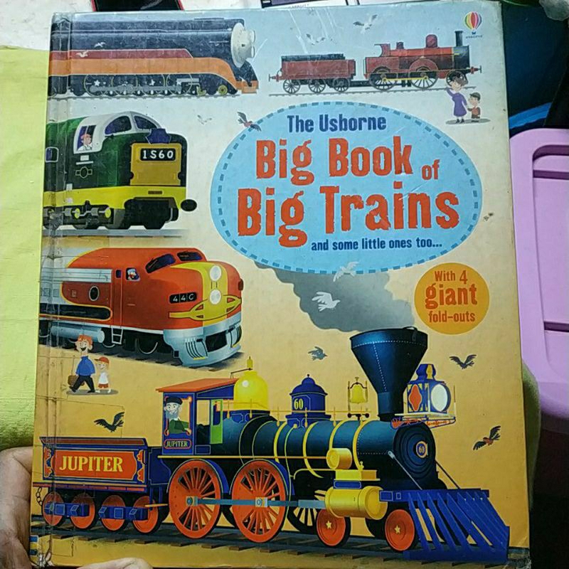 The Usborne Big Book of Big Trains with 4 giant fold-outs | Shopee Thailand