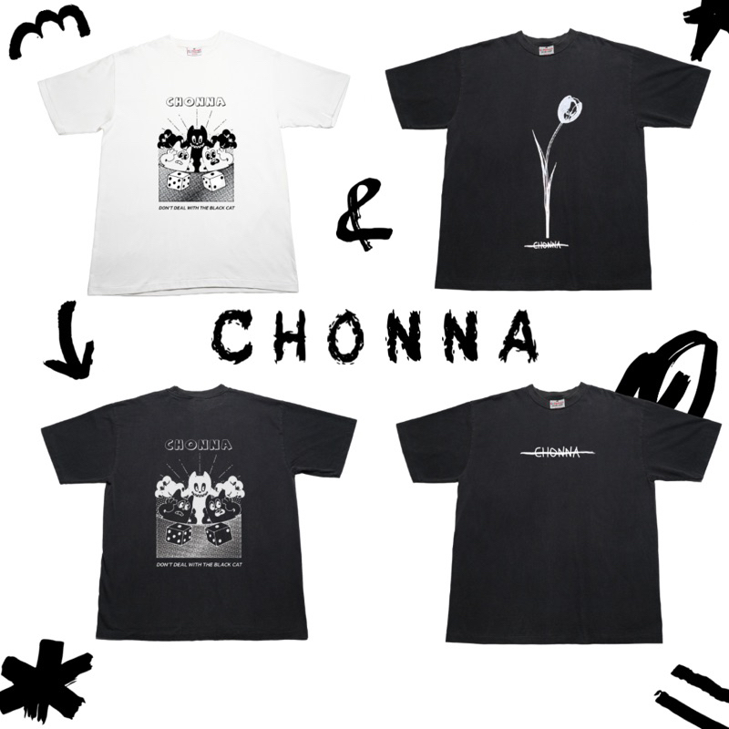 Hiptrack Chonna Silkscreen เสื้อวินเทจตะเข็บเดี่นว ไร้ตะเข็บข้าง คอหนา ...