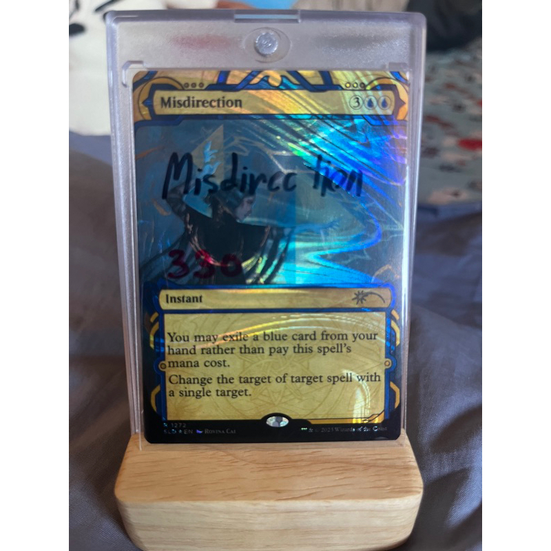 การ์ด MTG Misdirection Foil Halo Blue Magic the Gathering EDH รุ่น ...