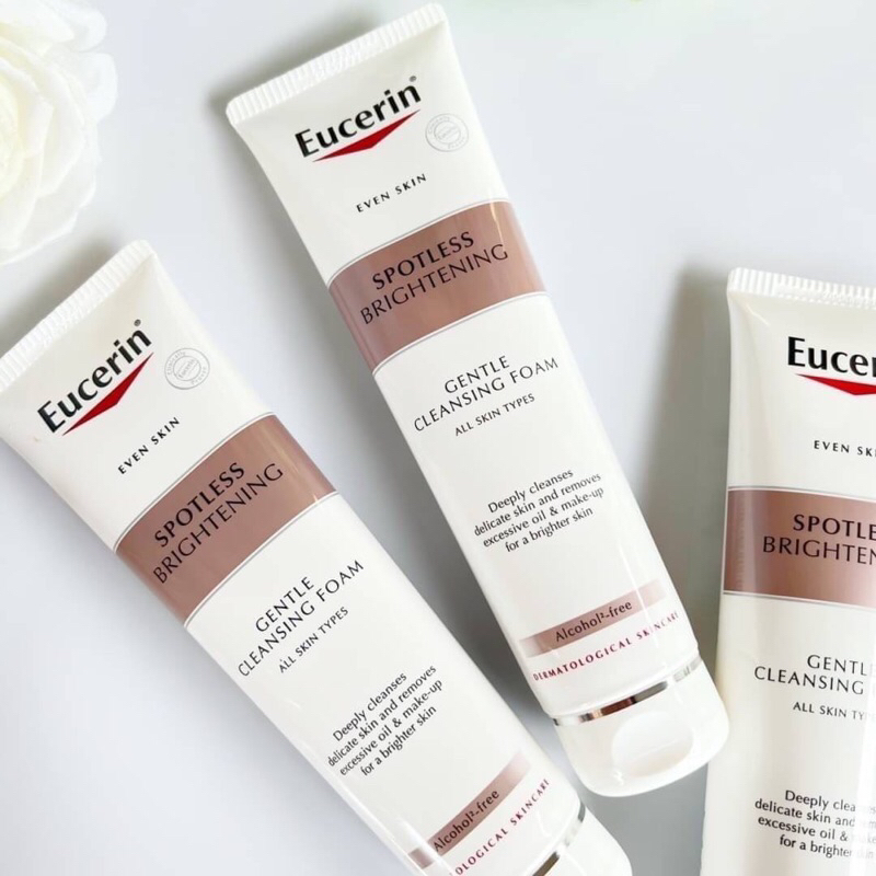 Eucerin Spotless Brightening Gentle Cleansing Foam 150g | Shopee Thailand